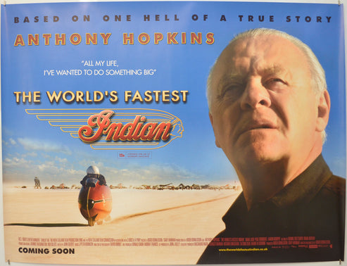 “The World's Fastest Indian” Original Quad Poster - Film Poster - Movi ...