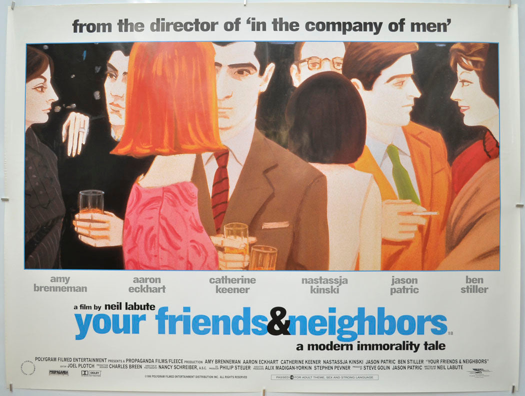 “Your Friends And Neighbors” Original Quad Poster - Film Poster - Movi ...